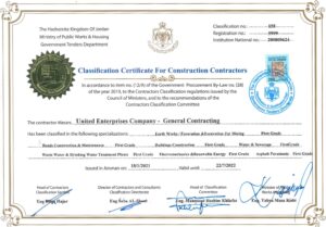 Classification Certificates – United Enterprises CO. LTD